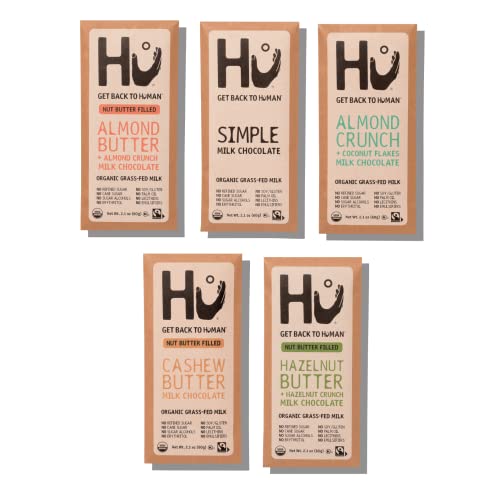 Hu Grass-Fed Chocolate SAMPLER PACK | Hazelnut Butter, Cashew Butter ...