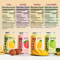 Sanzo Flavored Sparkling Water Variety Pack - 12-Pack - Calamansi (Lim – Danielle Walker ...