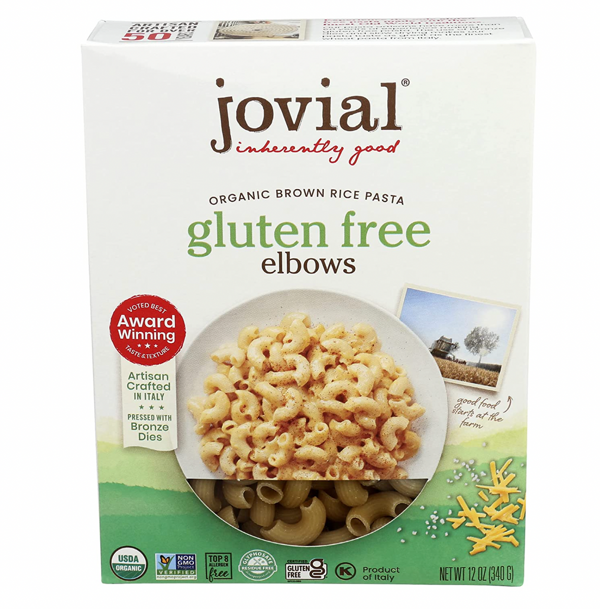Jovial Gluten Free Brown Rice Pasta Organic, 12 oz – Danielle Walker ...