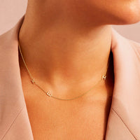 Maya Brenner Designs Mini 2-Letter Personalized Necklace, 14k Yellow G ...
